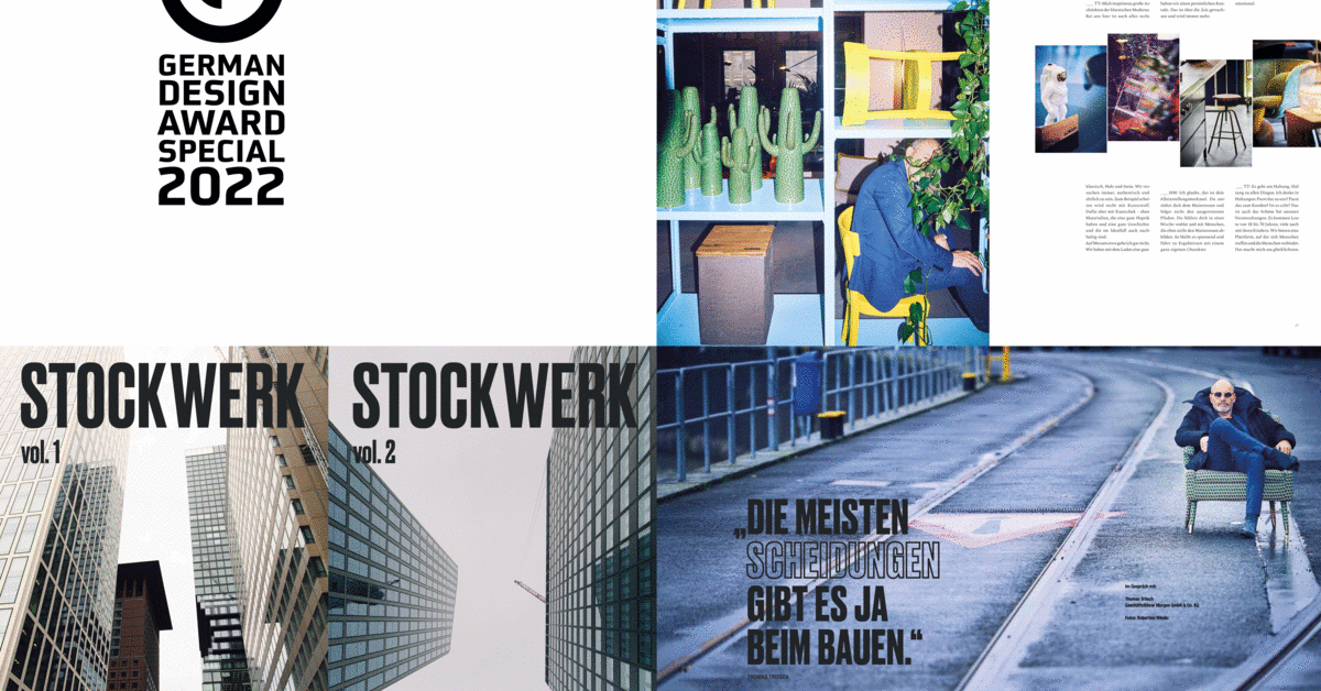 Magazin „STOCKWERK“ erhält German Design Award 2022