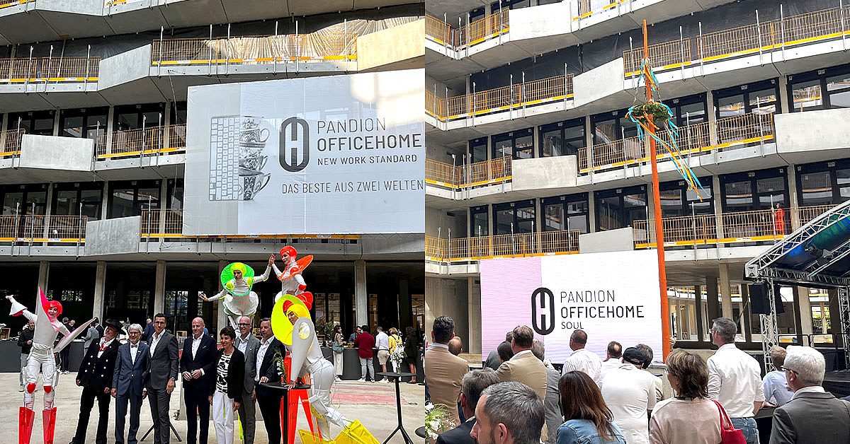 Richtfest Pandion Officehome Soul in München